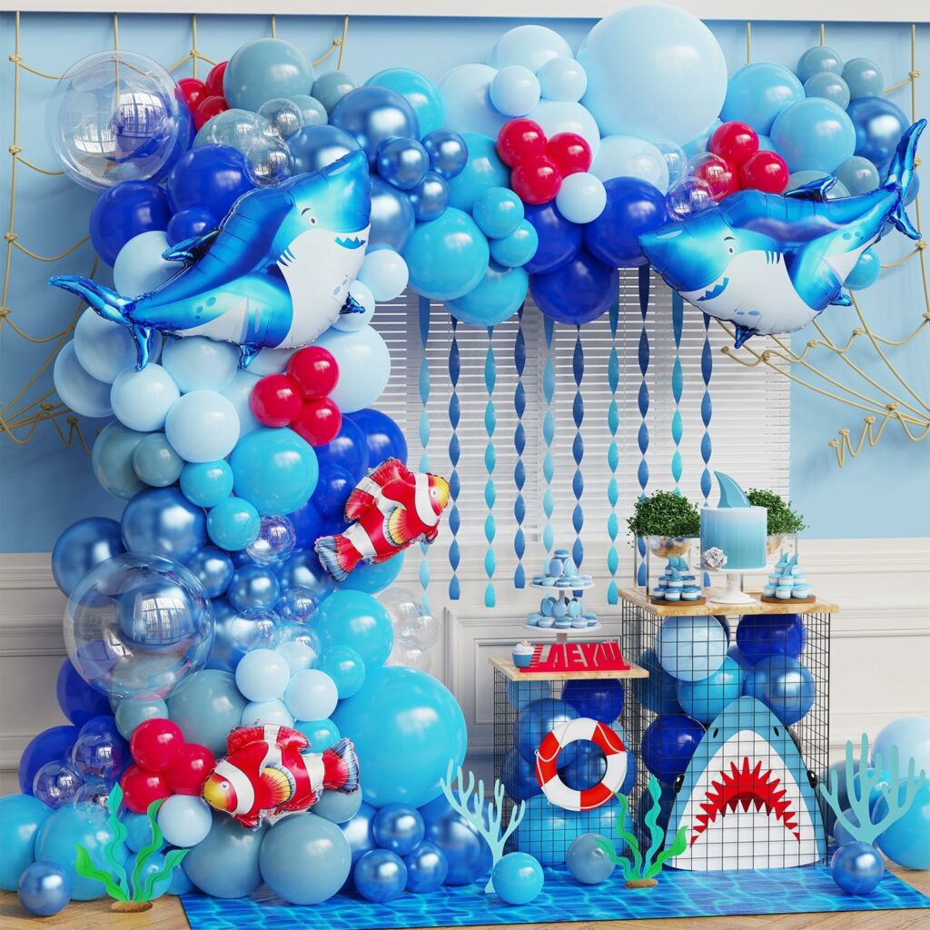 8 Baby Shark Balloon Ideas You NEED for a Baby Shark party! - Easiest ...